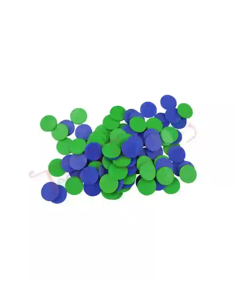 Color Counters Dia 30 mm set of 100 in 2 colours - TeachingNest